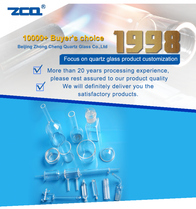 Clear Quartz Boat Crucible Handle Quartz Boat For Diffuser Furnace