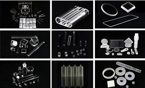 Machining Quartz Glass Glass Plate Round Shape Laser Drilling
