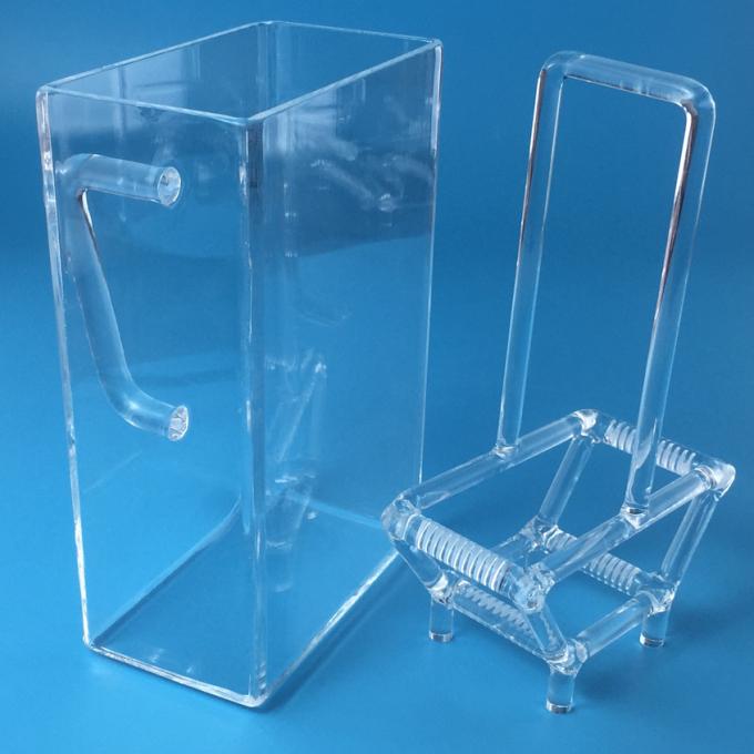 Zcq High Purity Solar Quartz Boat Clear OEM Design