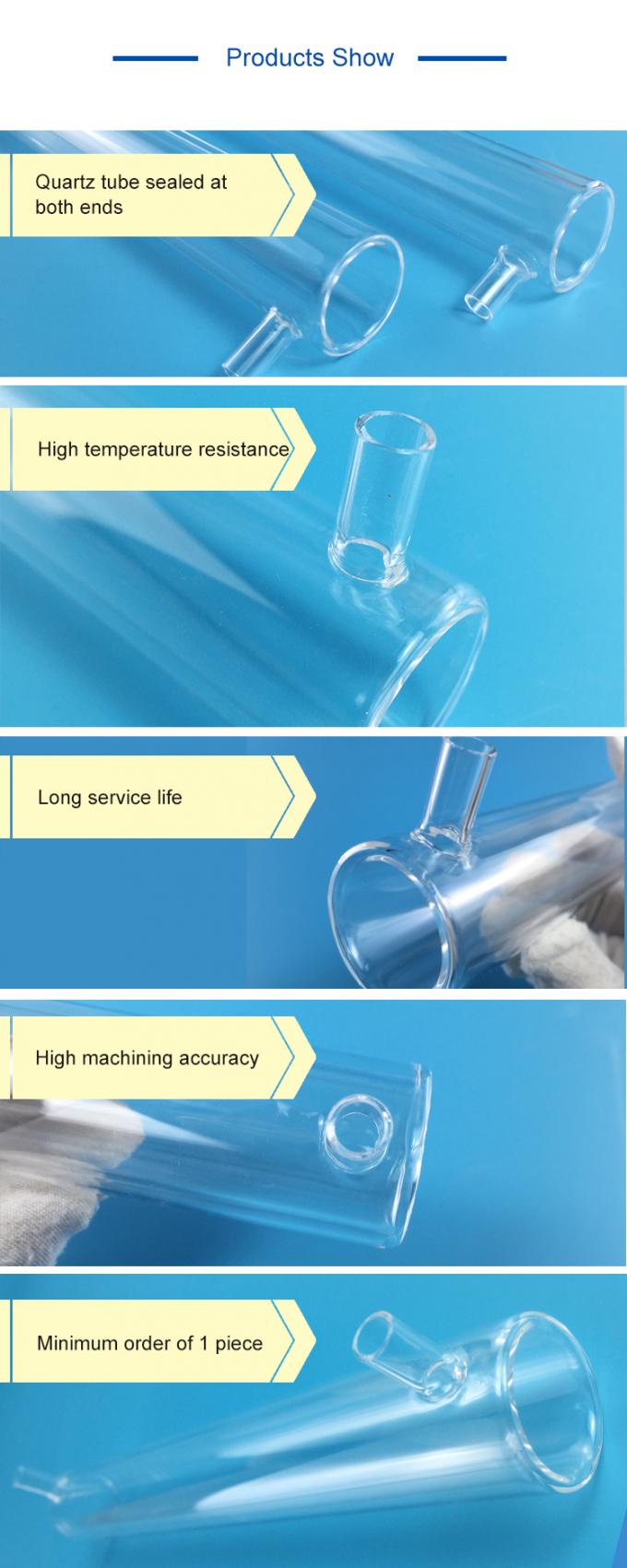 Quartz Apparatus Quartz Reactor Double Wall Jacketed Immersion Well ...