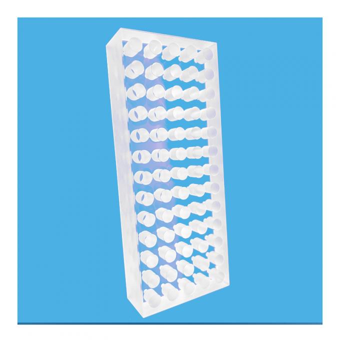 Perforated Porous Quartz Glass Sheet High Precision