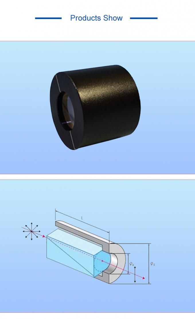 Birefringent Device Glan Thompson Prism Large Receiving Angle