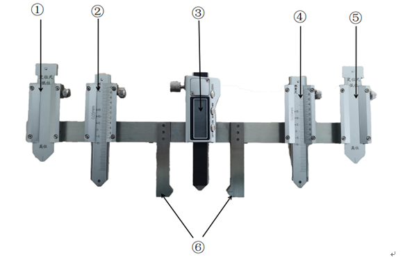 Rail Frog Wear Measuring Instrument With Digital Display