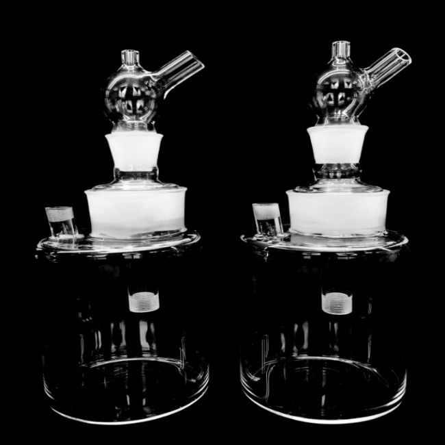 Customized Tailor Made Quartz Bell Jar , 0.1mm Tolerance Glass Vacuum ...