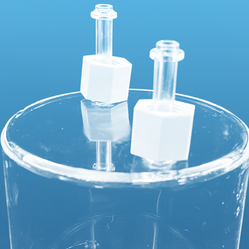 Hot sale Corrosion Resistant Chemical Quartzware quartz bubbler high ...