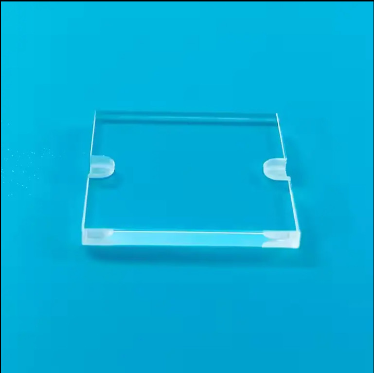 1100C Work Temperature Laser Perforated Clear Round Wafer Quartz Glass ...