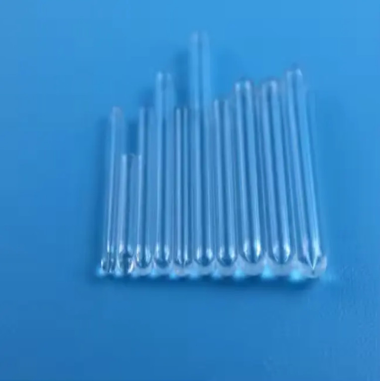 Transparent Quartz Glass Test Tube One End Closed Round Shape For ...