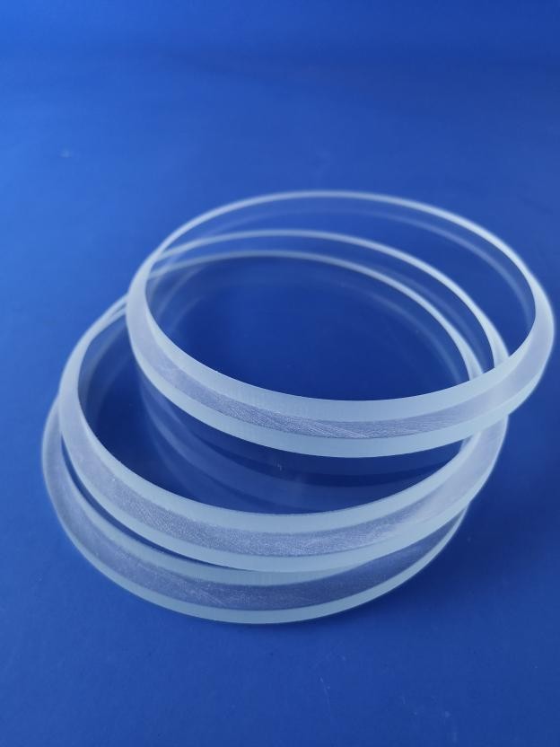 Quartz Glass Plate Wafer Plane Window Polished For High Modulus Of ...