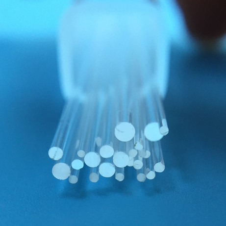 Fused Silica Rods 1100 Degree 1mm 2mm 3mm 4mm 5mm To 90mm Outer Diameter